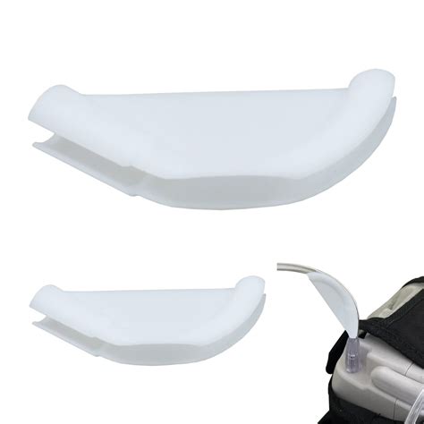 Teyouyi Oxygen Hose Tubing Holder 2pcs White Strain Relief