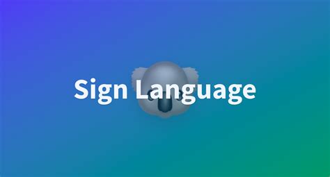 Sign Language A Hugging Face Space By Danish15