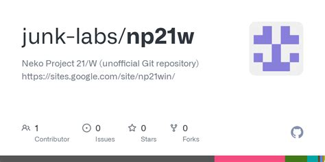 Github Junk Labs Np W Neko Project W Unofficial Git Repository