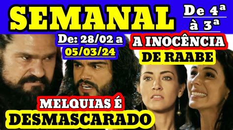 A Terra Prometida Semanal De A De Quarta A Ter A