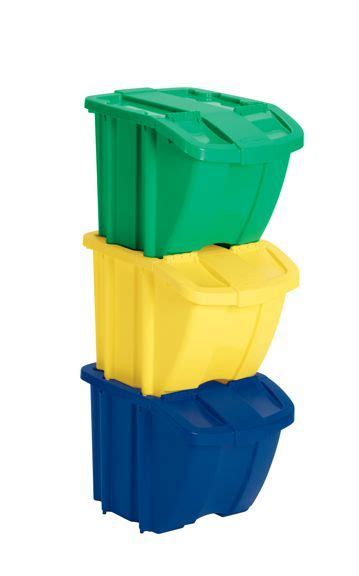 Stackable Recycle Bins Set Of 3 Stackable Recycle Bins Set Of 3