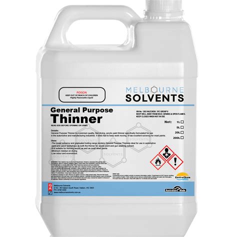 Buy General Purpose Thinner Melbourne Solvents
