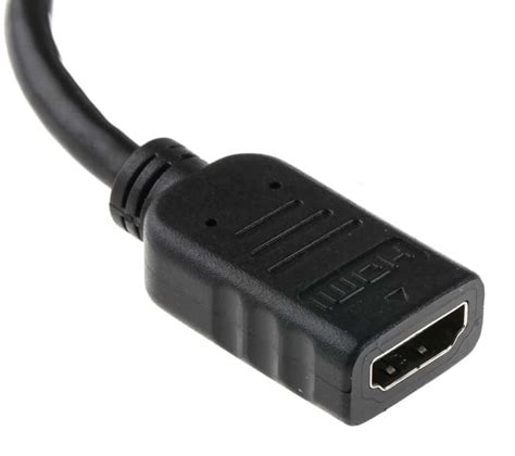 RS PRO RS PRO Male DisplayPort To Female HDMI PVC Cable P Mm RS