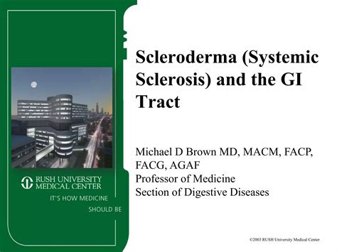 Scleroderma Systemic Sclerosis And The Gi Tract Ppt