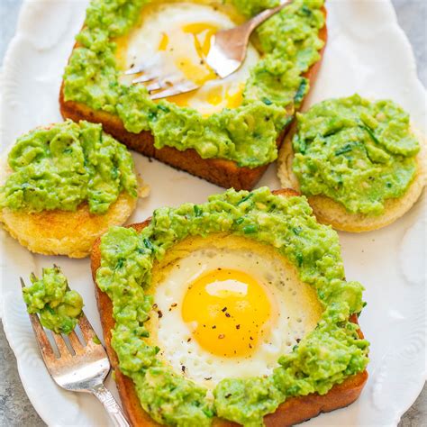 Egg In A Hole Avocado Toast Recipe Averiecooks