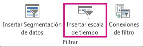 Crear Una Escala De Tiempo De Tabla Din Mica Para Filtrar Datos