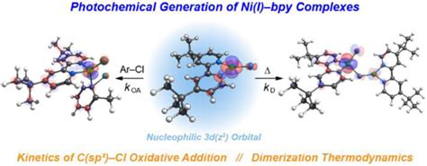 Photogenerated Niibipyridine Halide Complexes Structure Function