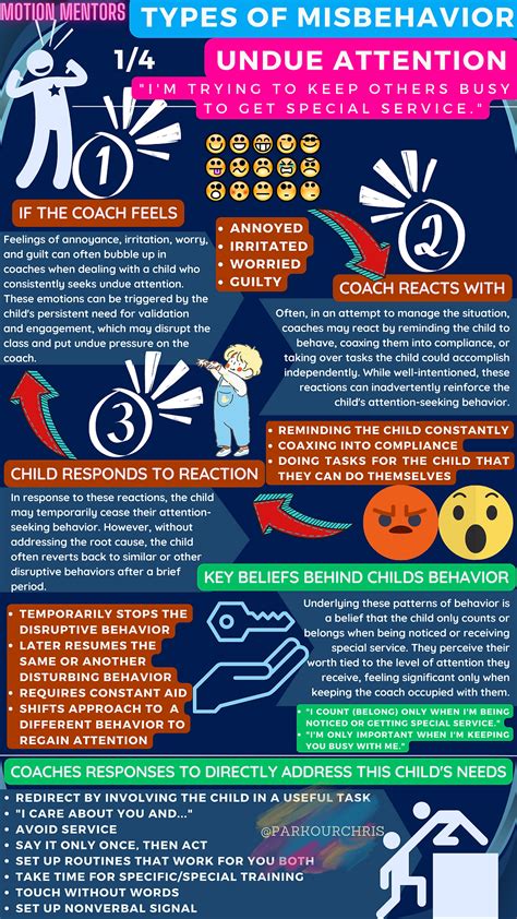 Undue Attention One Of The Four Types Of Common Misbehavior