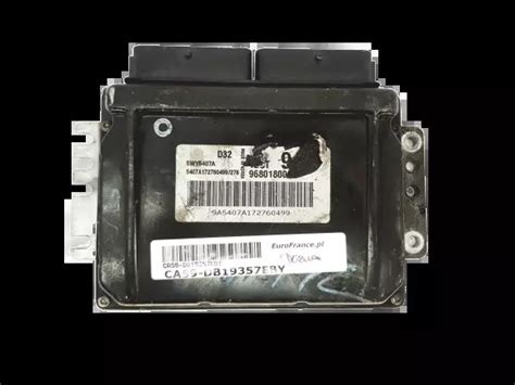 calculateur ecu 96801800 5wy5407a d32 1bot 9a chevrolet eur 73 50