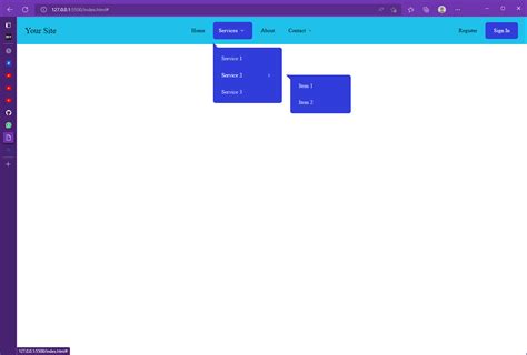 Github Matthsh Responsive Navigation Bar