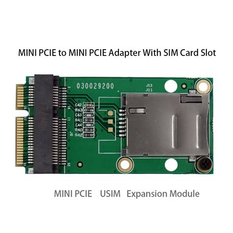 Mini Pcie To Mini Pcie Adapter With Sim Card Slot For Sim7600e H