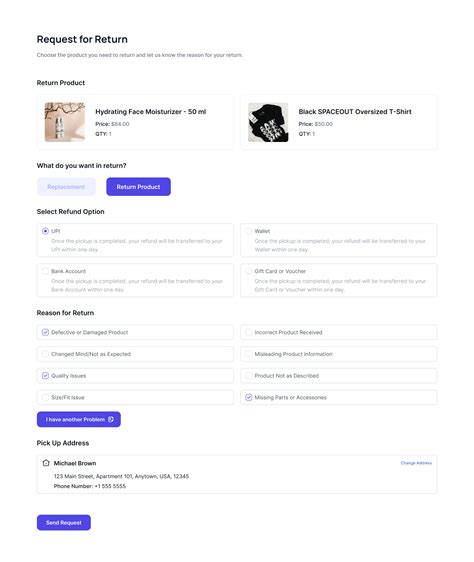 Tailwind CSS Refund Forms Pagedone Tailwind CSS Refund Forms Pagedone