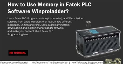 How To Use Memory In Fatek Plc Software Winproladder Free Electrical