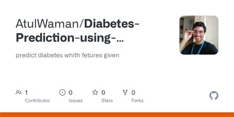 Atul Waman On Linkedin Github Atulwamandiabetes Prediction Using Machine Learning Predict