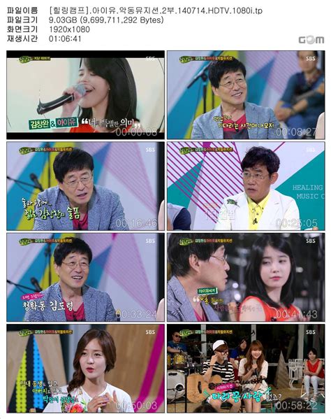 힐링캠프 아이유악동뮤지션2부140714hdtv1080i