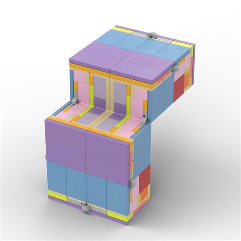 Lego Moc Upscaled Infinity Cube By Chuancong Rebrickable Build With Lego