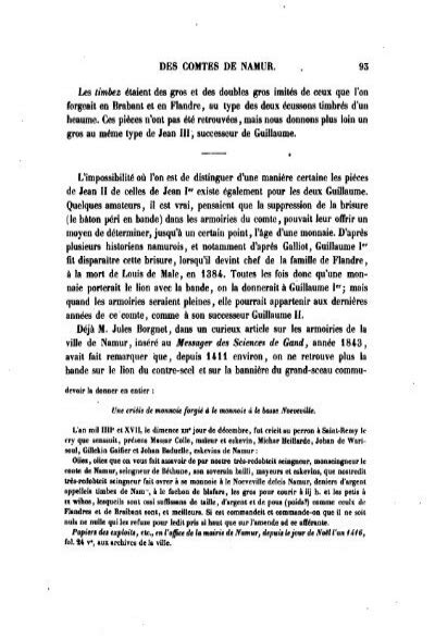 Liste Chronologique Des Comtes De Namur