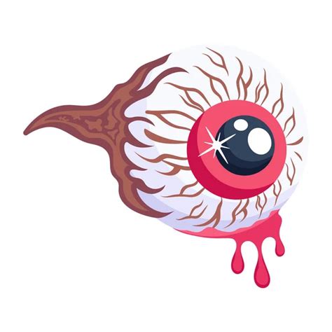 Vector Illustration Bleeding Eyeball Stock Vector By ©vectorsmarket