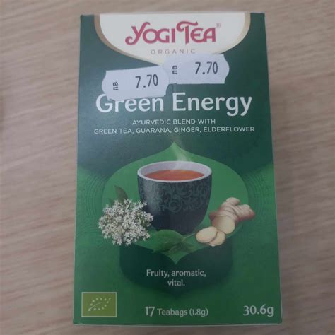 Чай Green Energy - 17 пакетчета Yogi Tea - Екологично чисти продукти от ...
