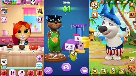 My Talking Tom 2 Vs My Talking Angela Vs My Talking Hank My Talking