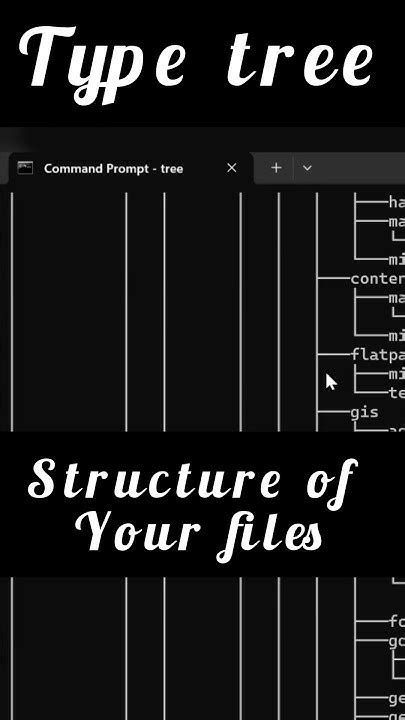 tree in cmd programming shortfeed youtube