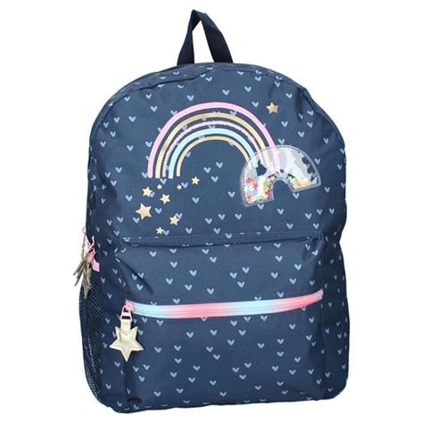 Sac Dos Milky Kiss Puffy Rainbows Compartiments Cdiscount Bagagerie Maroquinerie