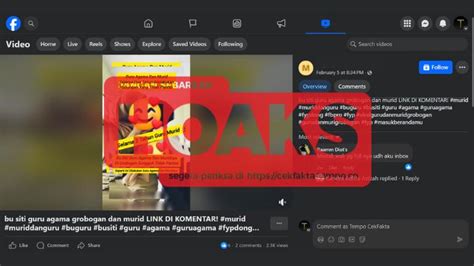 Keliru: Video Guru SMP di Grobogan yang Berciuman dengan Siswanya - Cek Fakta Tempo.co