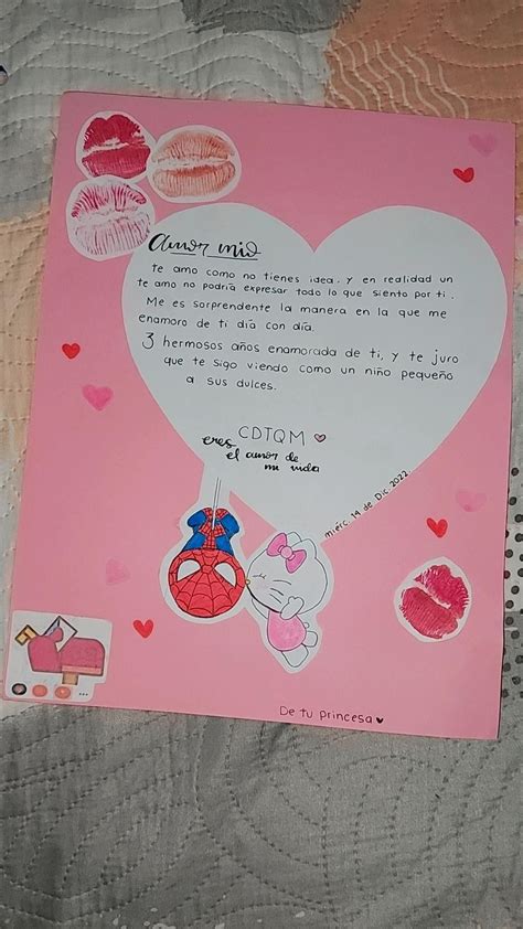 Carta Para Mi Novio 💗 Regalos Bonitos De Pareja Regalos