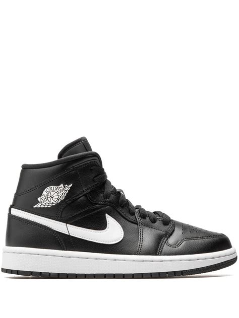 Jordan Tenis Air Jordan 1 Mid Negro Farfetch Mx