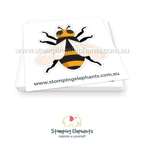 Un Bee Lievable Sticker Stomping Elephants