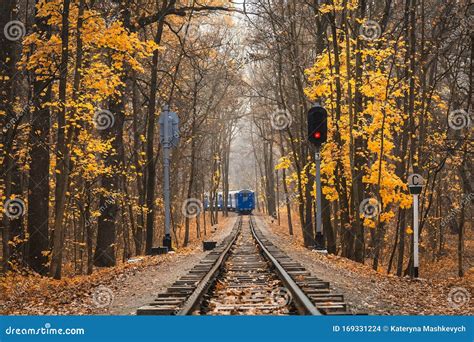Red Semaphore Signal On Railway Royalty Free Stock Image