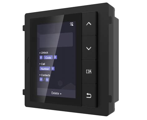 Hikvision Ds Kd Dis Video Intercom Display Module Intercom Modular Standard Poe Hikvision
