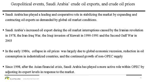 Energy Transition And Saudi Arabias Crude Oil Exports