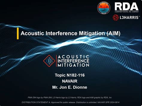 Reducing Or Mitigating High Energy Acoustic Interference Can Significantly Improve Performance