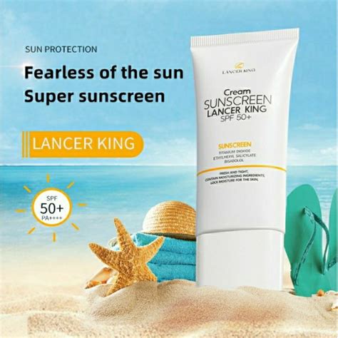 Sunscreen Lancer King Spf50 Sunscreen Protects The Skin Against