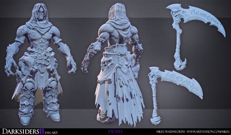 Darksiders 2 Death Real Time Model — Polycount