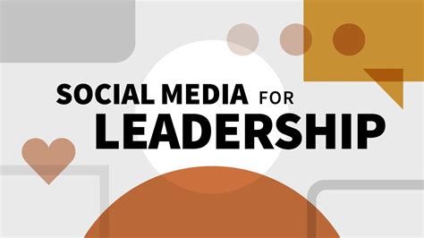 Social Media For Leadership Online Class Linkedin Learning Formerly