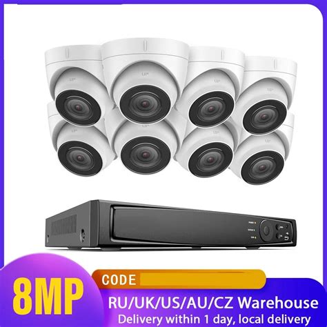 Srihome 무선 CCTV 시스템 4채널 NVR 와이파이 카메라 키트 IP 카메라 보안 오디오 비디오 감시 세트 양방향