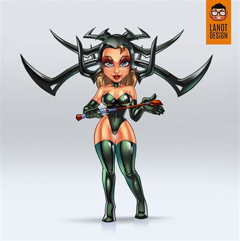 Hela Fan Art Illustration By Harvey Lanot At