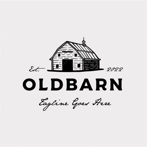 Premium Vector Vintage Farm Barn Logo Design Barn Wood Building