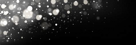 White Bokeh Light Overlay Effect With Shimmer Png Vector Image