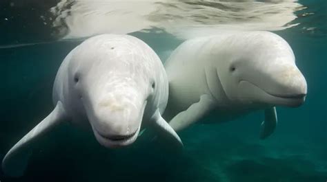 물에서 수영하는 두 마리의 흰 고래 알비노 리소 파일럿 고래 및 일반 리소 파일럿 고래 돌고래 Hd 사진 사진 물 배경 일러스트 및 사진 무료 다운로드 Pngtree