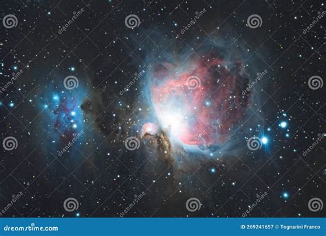 The Great Orion Nebula Messier 42 And The Running Man Nebula Royalty