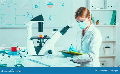 Microbiology Laboratory Work Stock Image Image Of Life Medicine