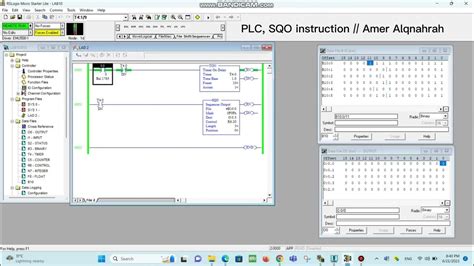 Plc Sequencer Instructions Using Sqo Youtube