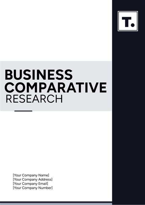 Free Business Comparative Research Template To Edit Online