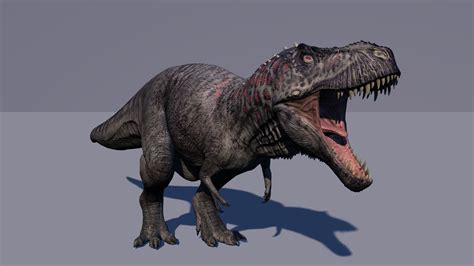 3d Tyrannosaurus T Rex Dinosaur Animated Cgtrader