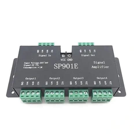 Купить SPI усилитель сигнала SP901E для адресной светодиодной ленты и ...
