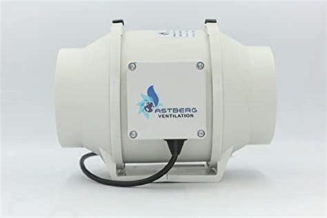 Polypropylene Electric Mixed Flow Inline Duct Fan For Ventilation At
