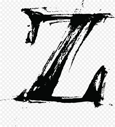中国风墨迹字母ZPNG图片素材下载 图片编号yjzzkday 免抠素材网